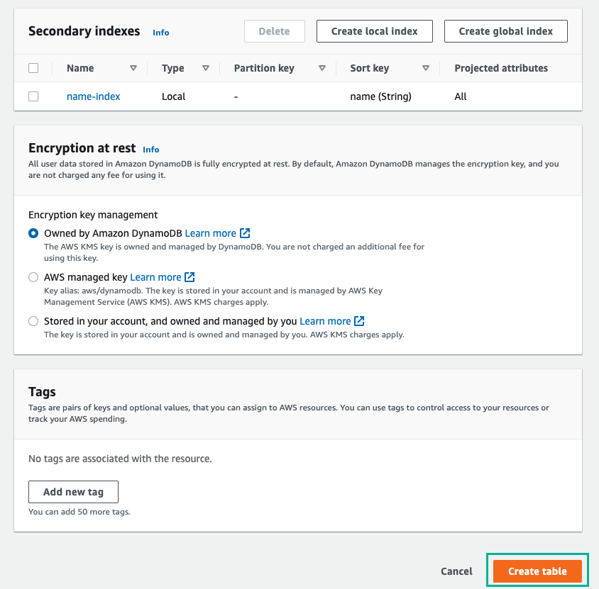 Create Dynamodb Table Serverless Build Frontend To Call Api Gateway